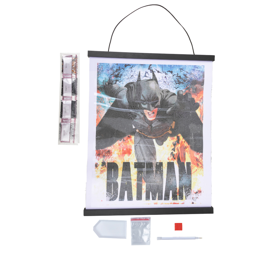 "Batman" DC Comics Crystal Art Scroll – Craft Buddy Trade