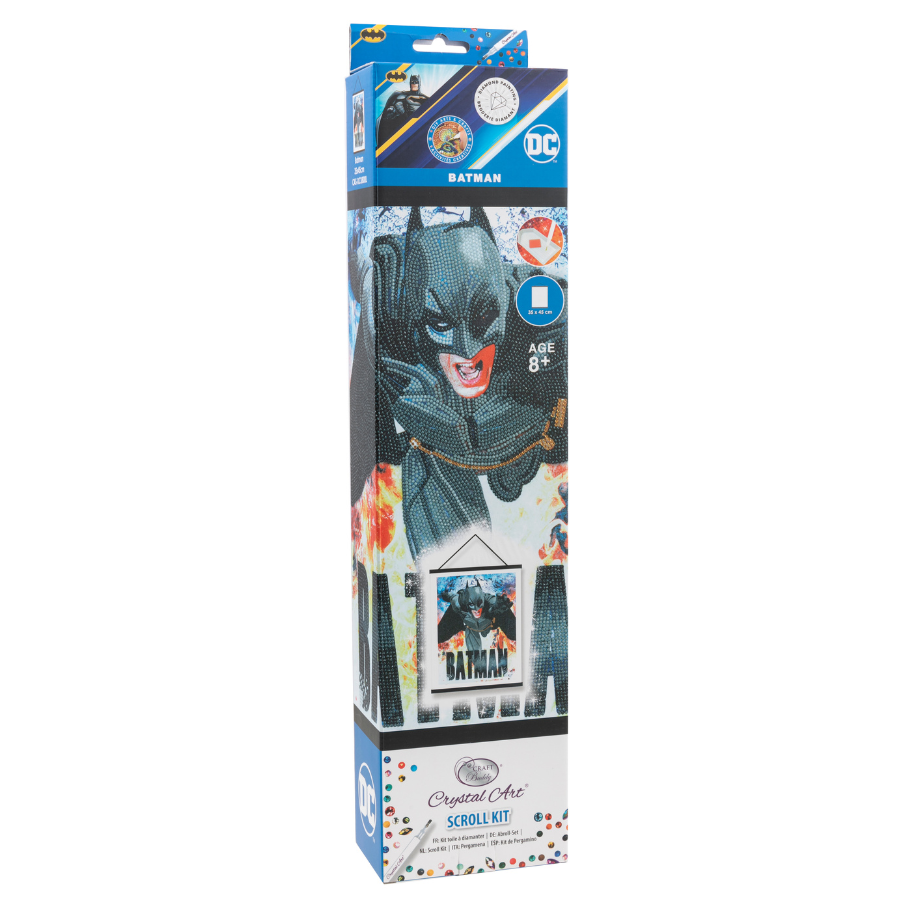 "Batman" DC Comics Crystal Art Scroll – Craft Buddy Trade