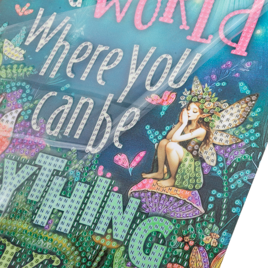 Be Kind Mini Crystal Art Scroll Kit 20x30 – Craft Buddy Trade