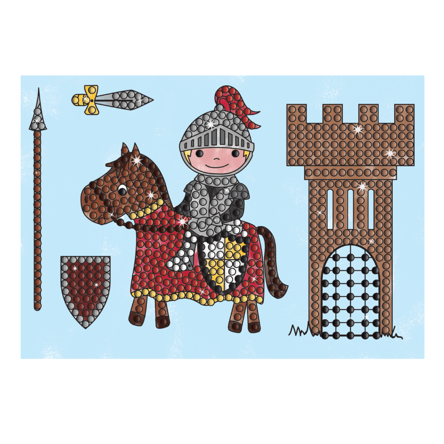 "Noble Knight" Crystal Art A6 Stamp Set – Craft Buddy Trade
