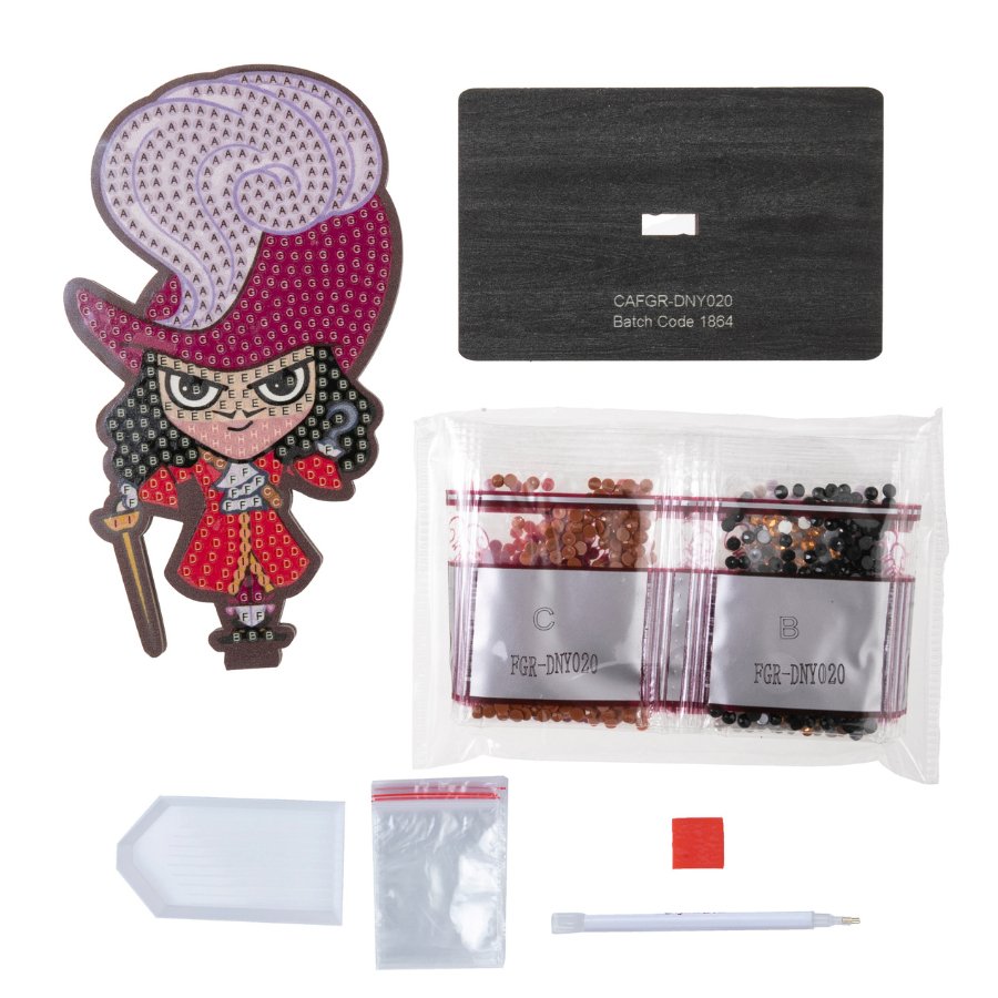 "Captain Hook" Crystal Art Buddies Disney Series 3 – Craft Buddy Trade