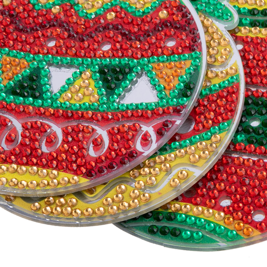 "Christmas Shapes" Crystal Art Hanging Decorations Set of 12 – Craft ...