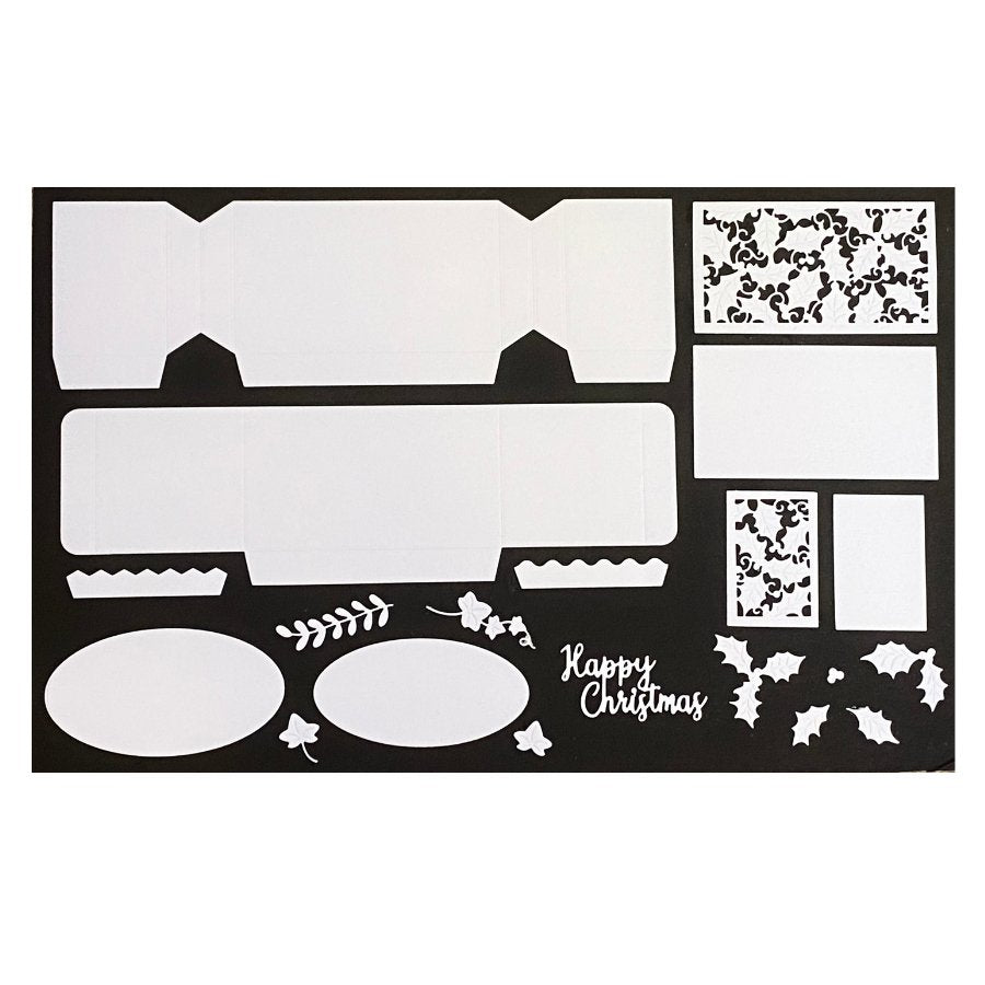 Craft Buddy "Jolly Holly" Cracker Gift Box Base Die Set – Craft Buddy Trade