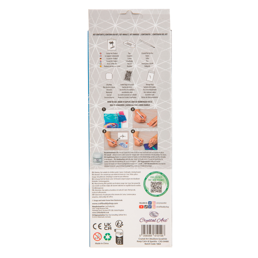 "Creative Magic" Mini Crystal Art Scroll Kit – Craft Buddy Trade
