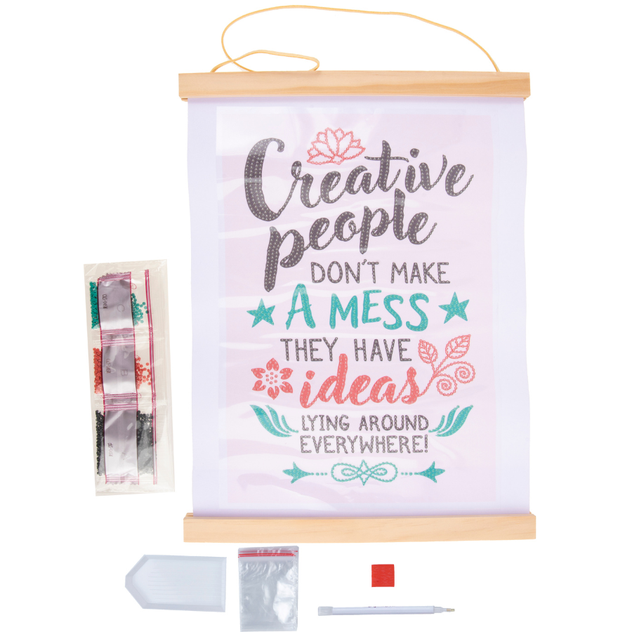 "Creative Magic" Mini Crystal Art Scroll Kit – Craft Buddy Trade