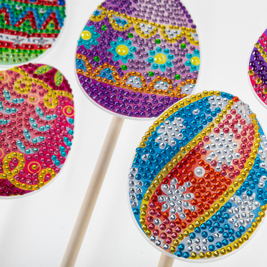 Crystal Art Easter Egg Rod Set of 12 – Craft Buddy Trade