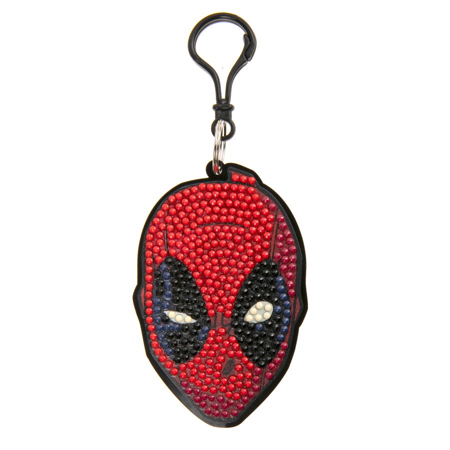 "Deadpool" Crystal Art Bag Charm Kit MARVEL – Craft Buddy Trade