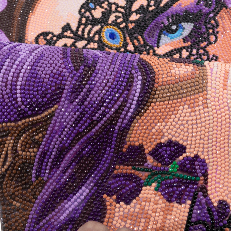 Floral Whisper Crystal Art Scroll Kit 40x50cm – Craft Buddy Trade