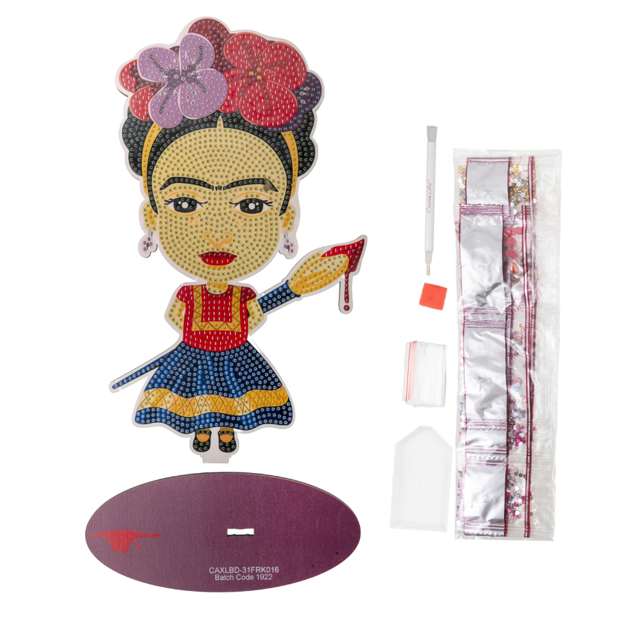 "Frida Kahlo" Crystal Art Buddies XL – Craft Buddy Trade