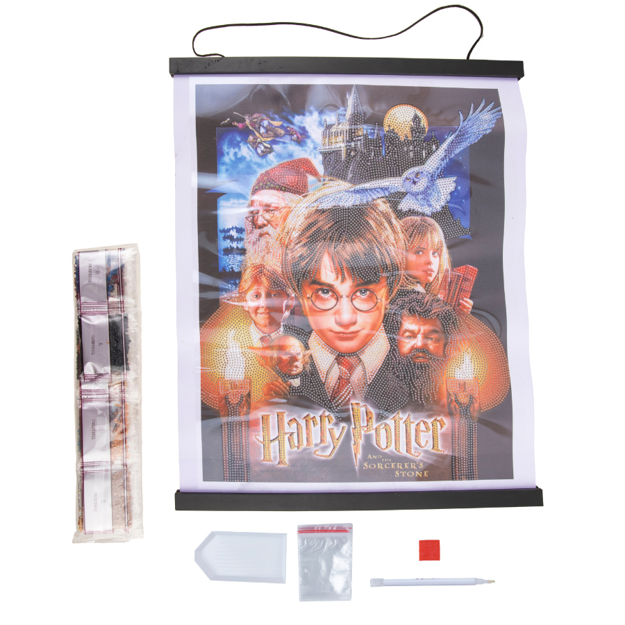 "Harry Potter" Harry Potter Crystal Art Scroll – Craft Buddy Trade