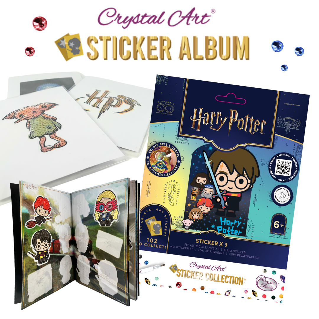 Harry Potter Crystal Art Sticker Pack x20 – Craft Buddy Trade