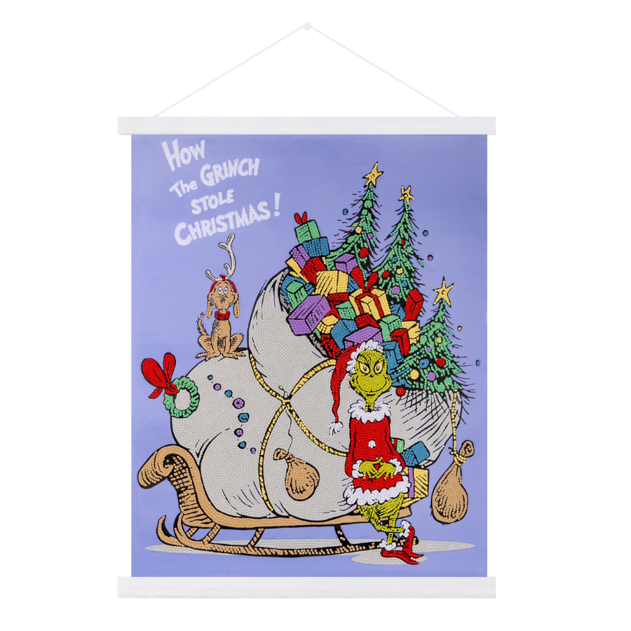 How The Grinch Stole Christmas Crystal Art Scroll Kit 40x50cm – Craft ...