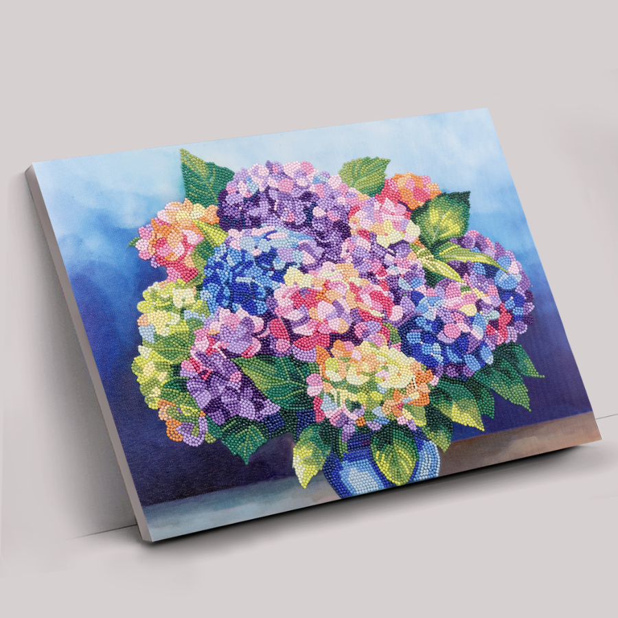 "Floral Set" Crystal Art Canvas Kit 35cmx45cm Set of 2 – Craft Buddy Trade