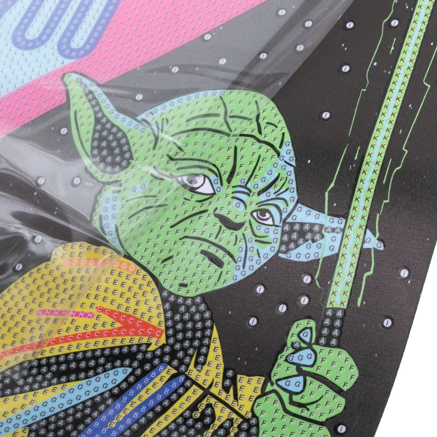 May The Force Be With You Star Wars Mini Crystal Art Scroll Kit 20x30 ...