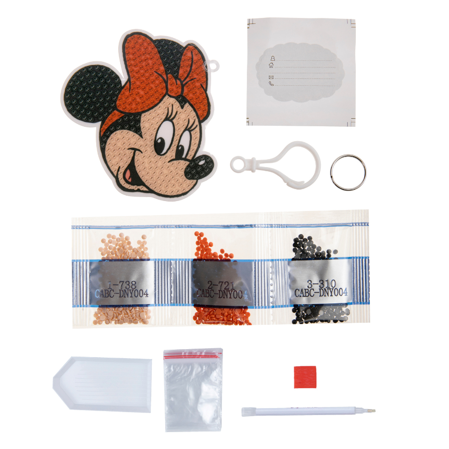 "Minnie Mouse" Crystal Art Bag Charm Kit Disney – Craft Buddy Trade