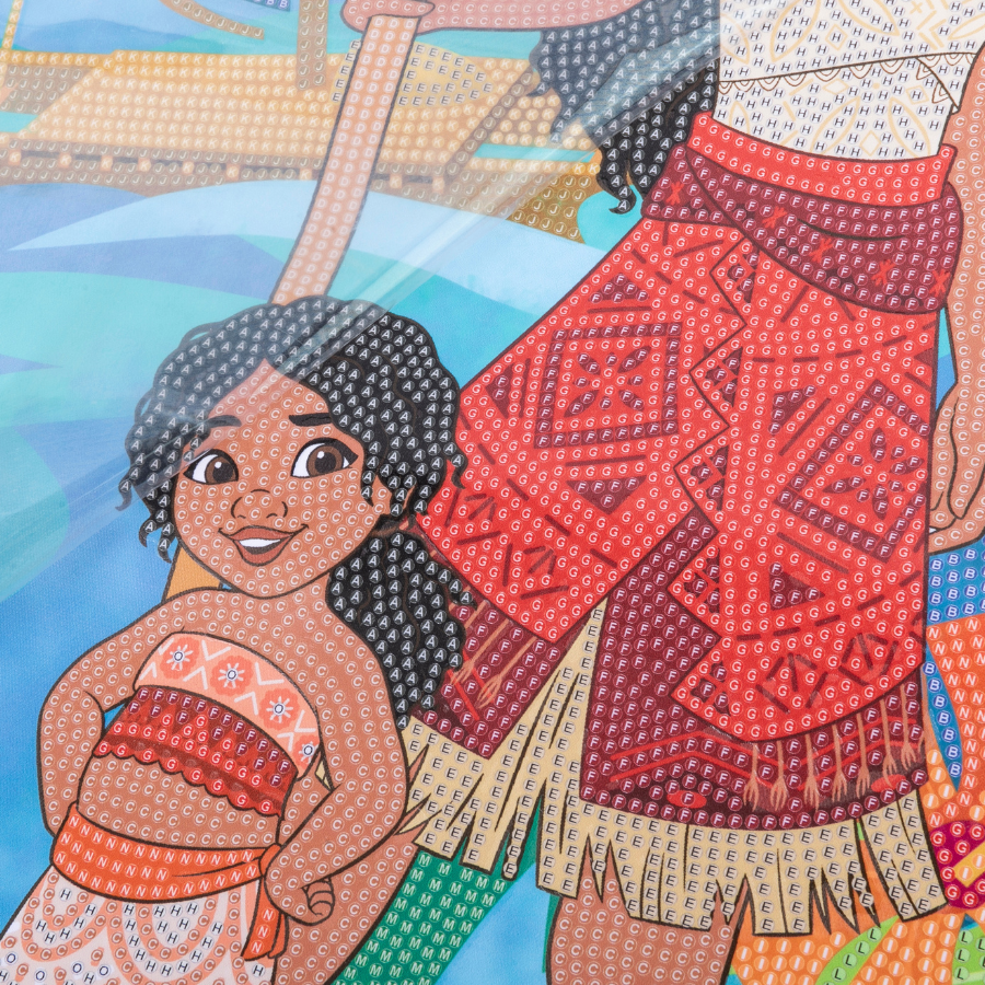 Moana Disney Crystal Art Scroll Kit 40x50cm – Craft Buddy Trade