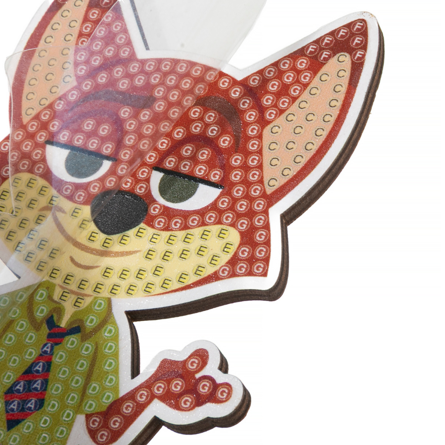 Nick Wilde Crystal Art Buddies Zootopia Series 6 – Craft Buddy Trade
