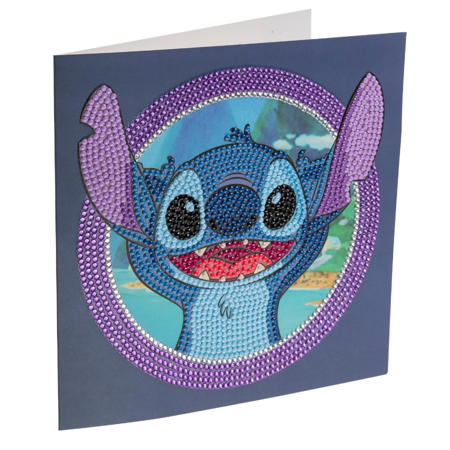 "Stitch" Disney Crystal Art Card – Craft Buddy Trade