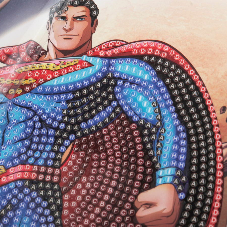 "Superman" DC Comics Crystal Art Card – Craft Buddy Trade