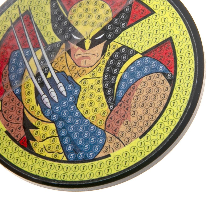 "Wolverine" Crystal Art Bag Charm Kit MARVEL – Craft Buddy Trade
