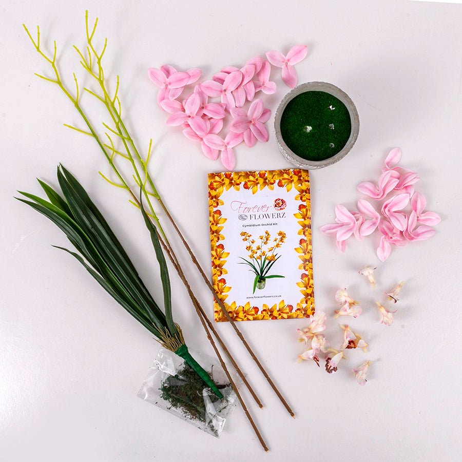 Forever Flowerz Cymbidium Orchid Single - Pink – Craft Buddy Trade