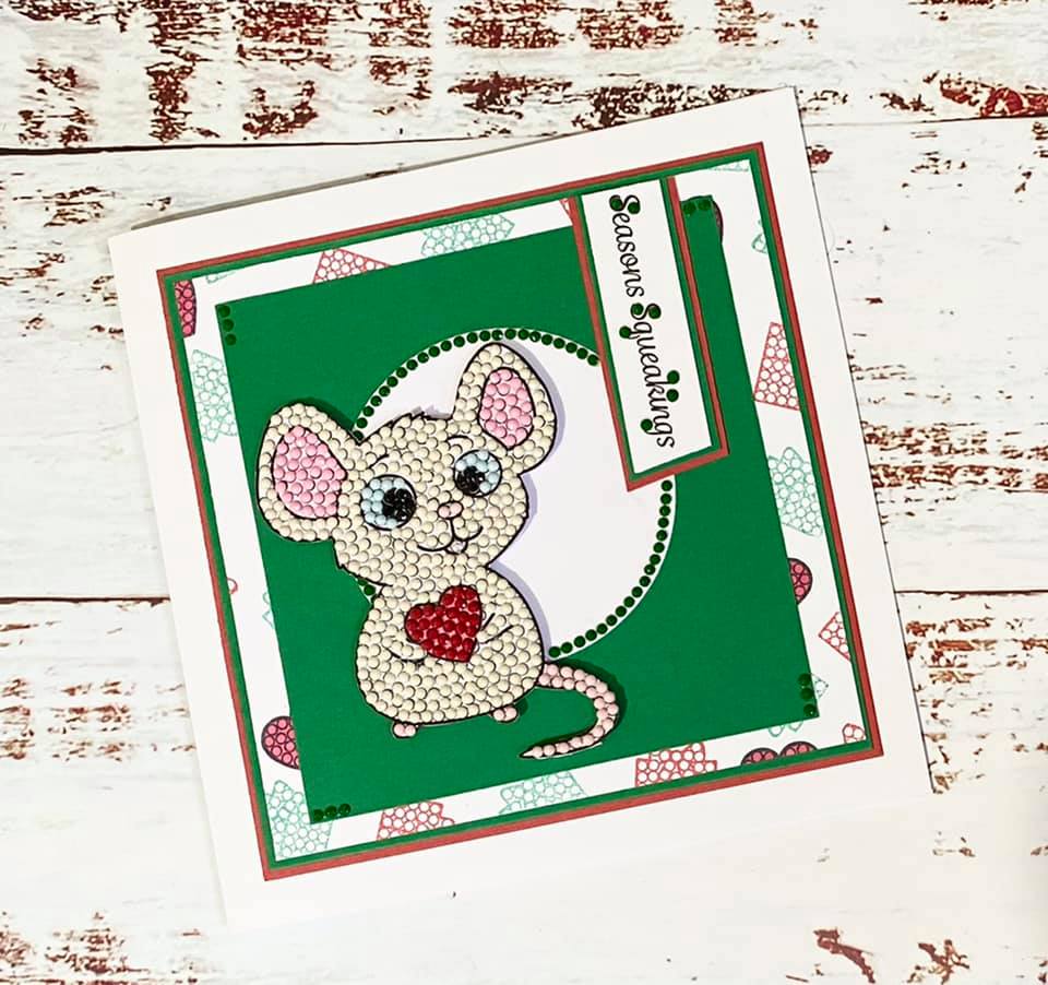 CCST33: Craft Buddy Crystal Art Squeak the Mouse A6 Stamp Set – Craft ...