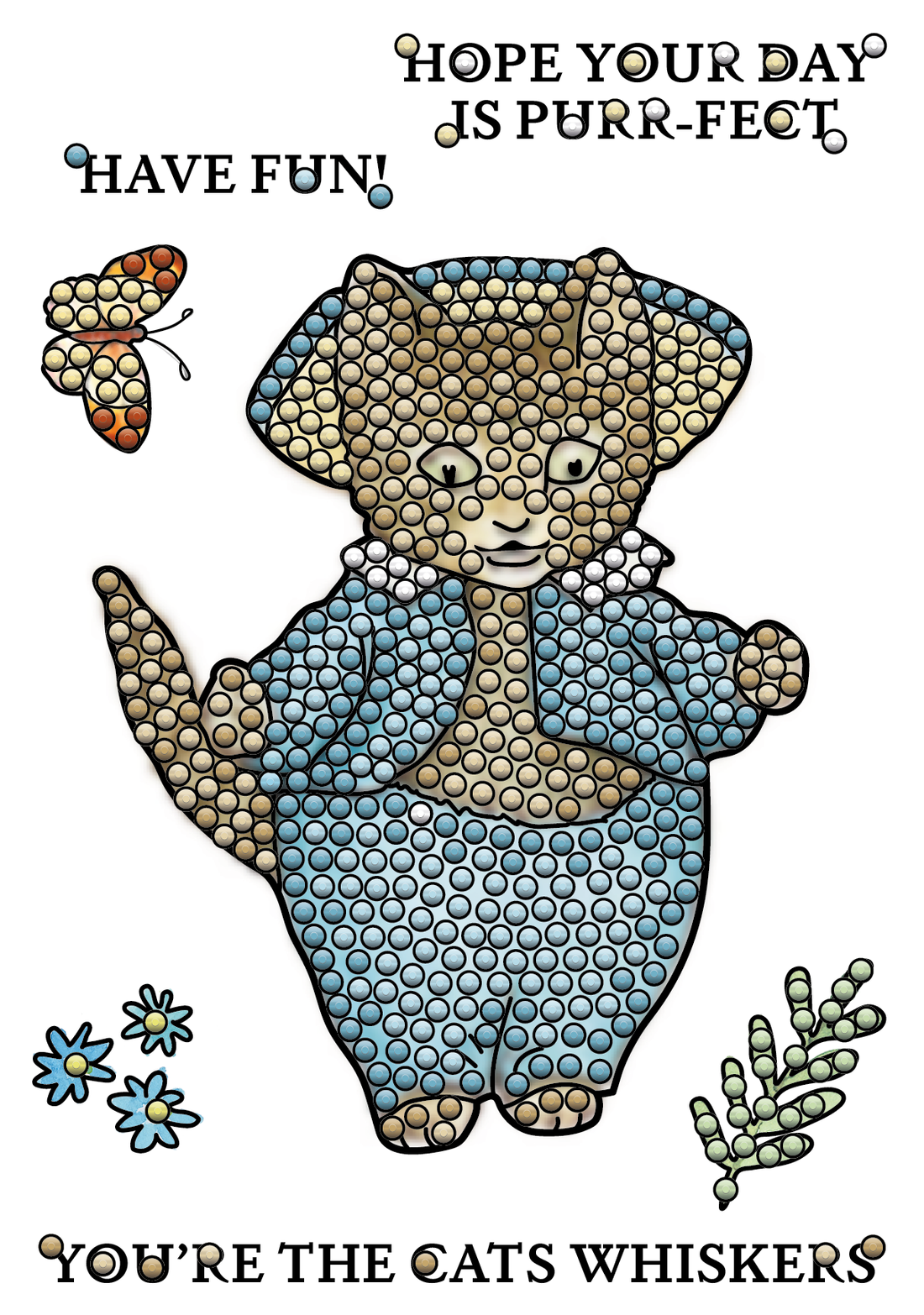 CCST-PR01: Peter Rabbit Crystal Art A6 Stamp Set - Tom Kitten – Craft ...