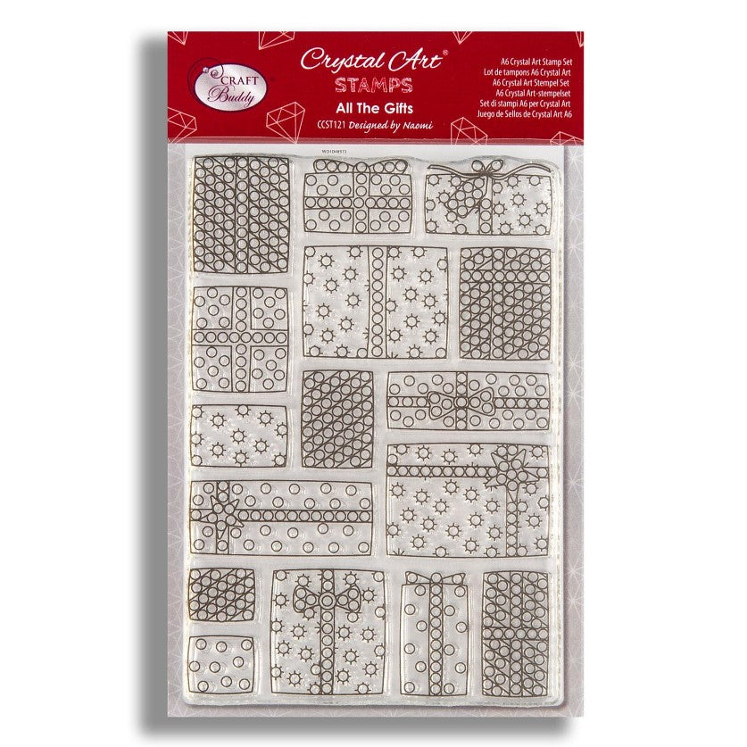 Crystal Art A6 Stamp Set - All The Gifts – Craft Buddy Trade