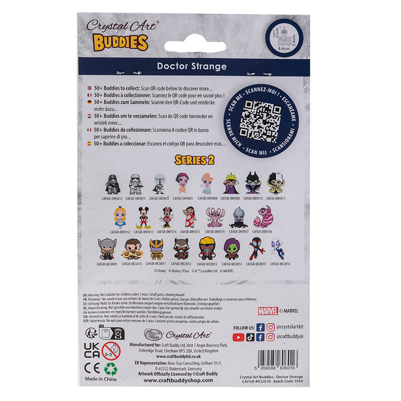 "Dr Strange" Crystal Art Buddies Marvel Series 2 – Craft Buddy Trade