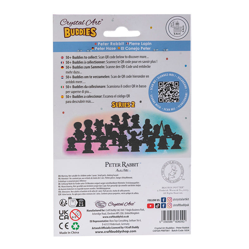 "Peter Rabbit" Crystal Art Buddies Series 2 – Craft Buddy Trade