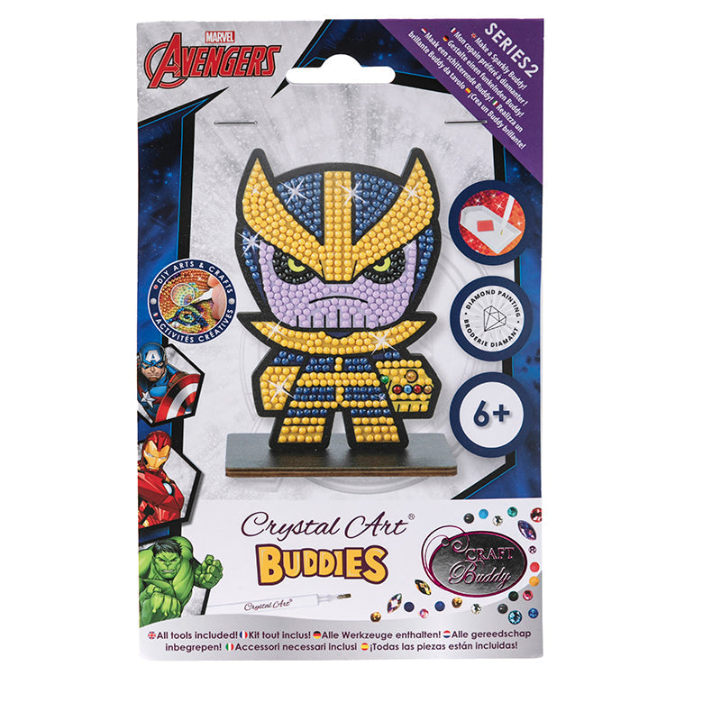 "Thanos" Crystal Art Buddies Marvel Series 2 – Craft Buddy Trade